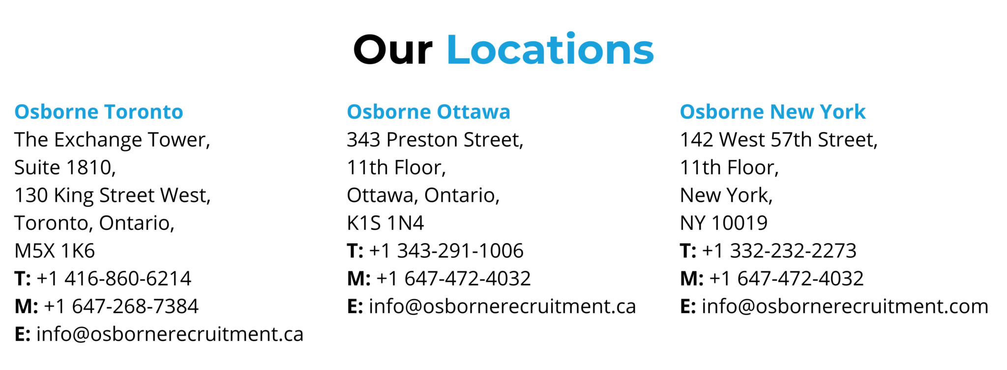 Leading North American Recruitment Consultancy | Osborne